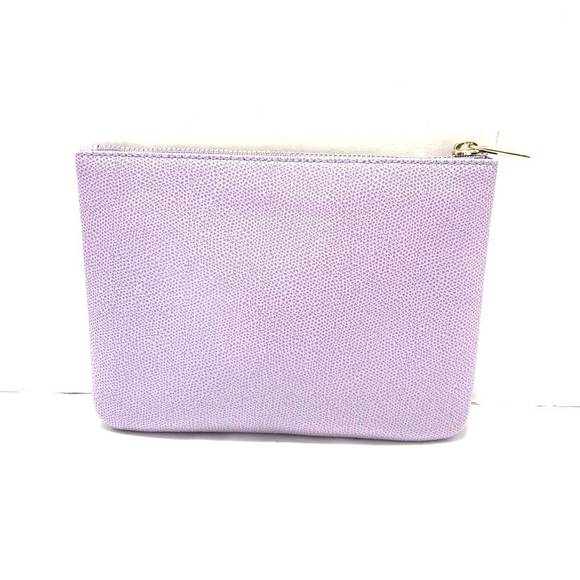 Furla | Bags | Furla Purple Pouch Leather | Poshmark